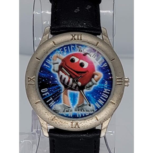 Mars | Accessories | Vintage M Ms Mars Watch Men Silver Tone Millennium ...